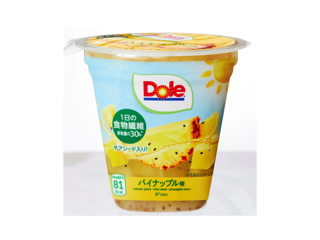 『フルーツカップ 198g パイナップル味 食物繊維入り』12月5日(月)新発売 | Dole（ドールジャパン）